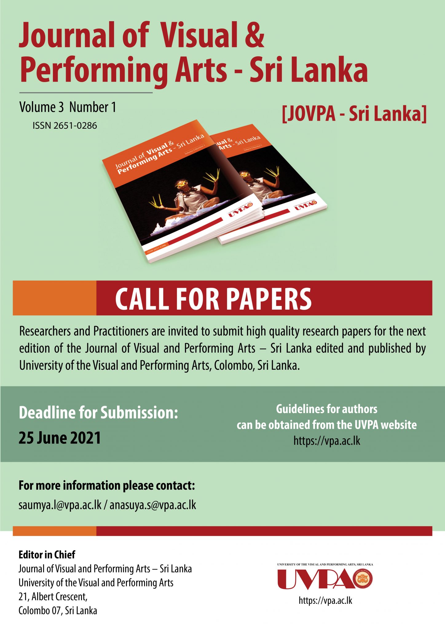 Journal of VPA - Sri Lanka - University of VAPA