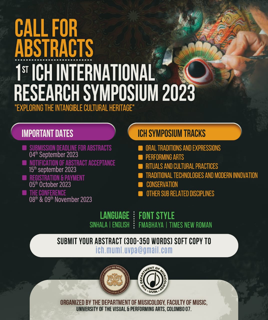 Department of Ethnomusicology - University of VAPA